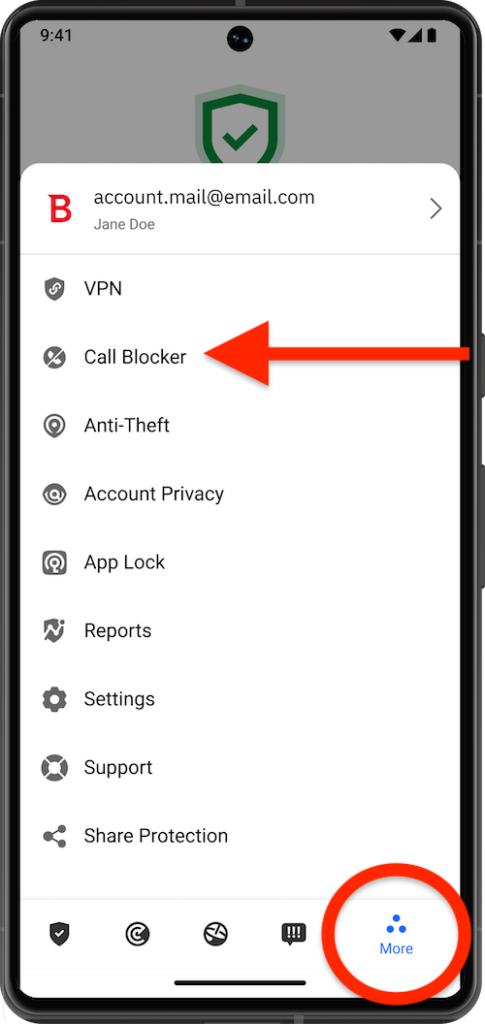 Block Calls with Bitdefender Mobile Security for Android