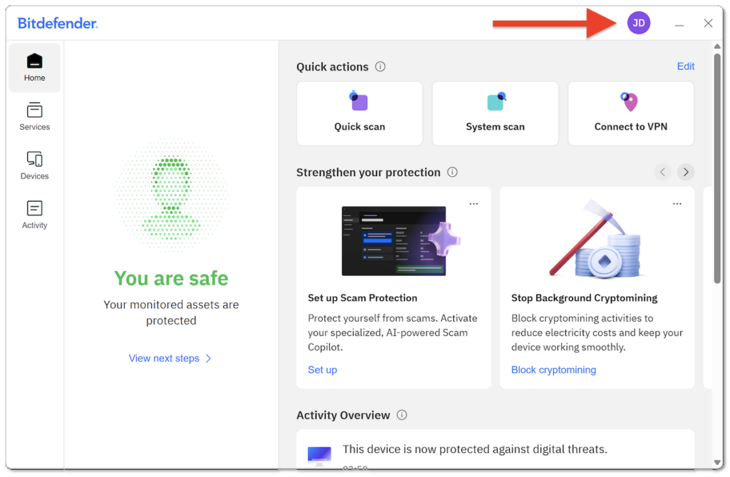 How to Temporarily Turn Off Bitdefender App on Windows 10 & 11