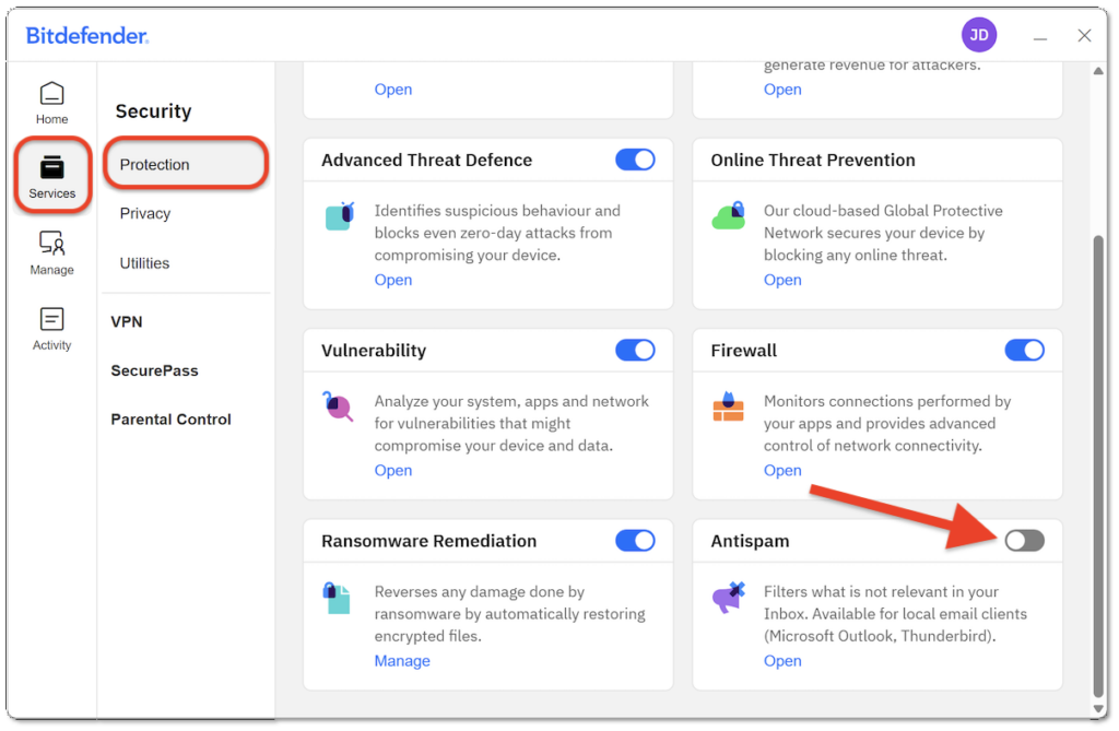 How to Temporarily Turn Off Bitdefender App on Windows 10 & 11