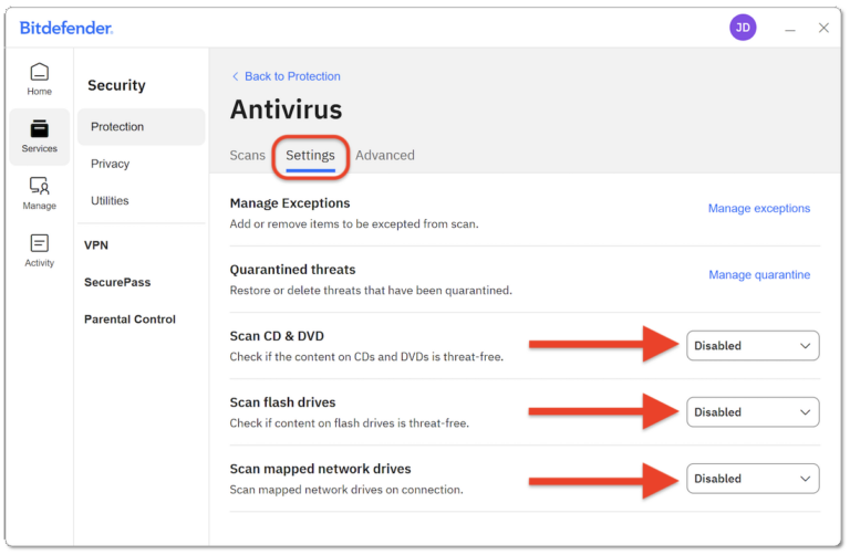 How to Temporarily Turn Off Bitdefender App on Windows 10 & 11
